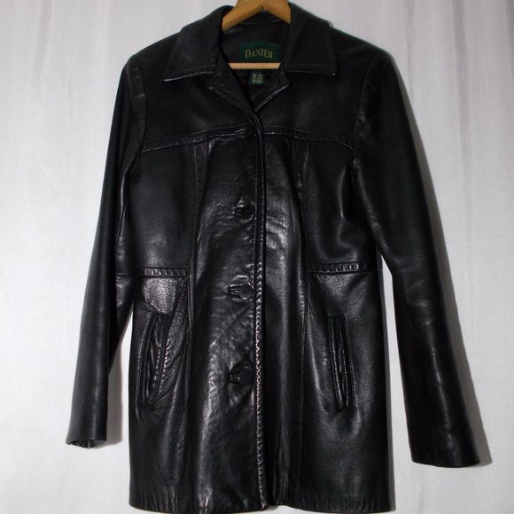 Danier | Jackets & Coats | Danier Genuine Leather Jacket Color Black ...